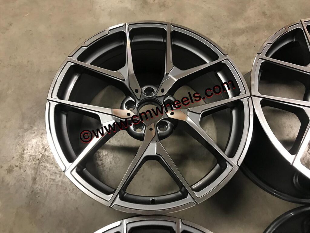 19″ C63 AMG 507 Performance Style Wheels – Gun Metal Machined Face ...