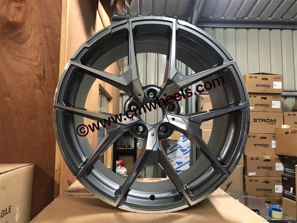 19″ C63 AMG 507 Performance Style Wheels – Gun Metal Machined Face ...