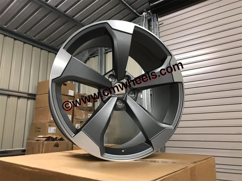 18″ 2020 TTRS RS3 Style Wheels – Gun Metal Machined – CMWheels