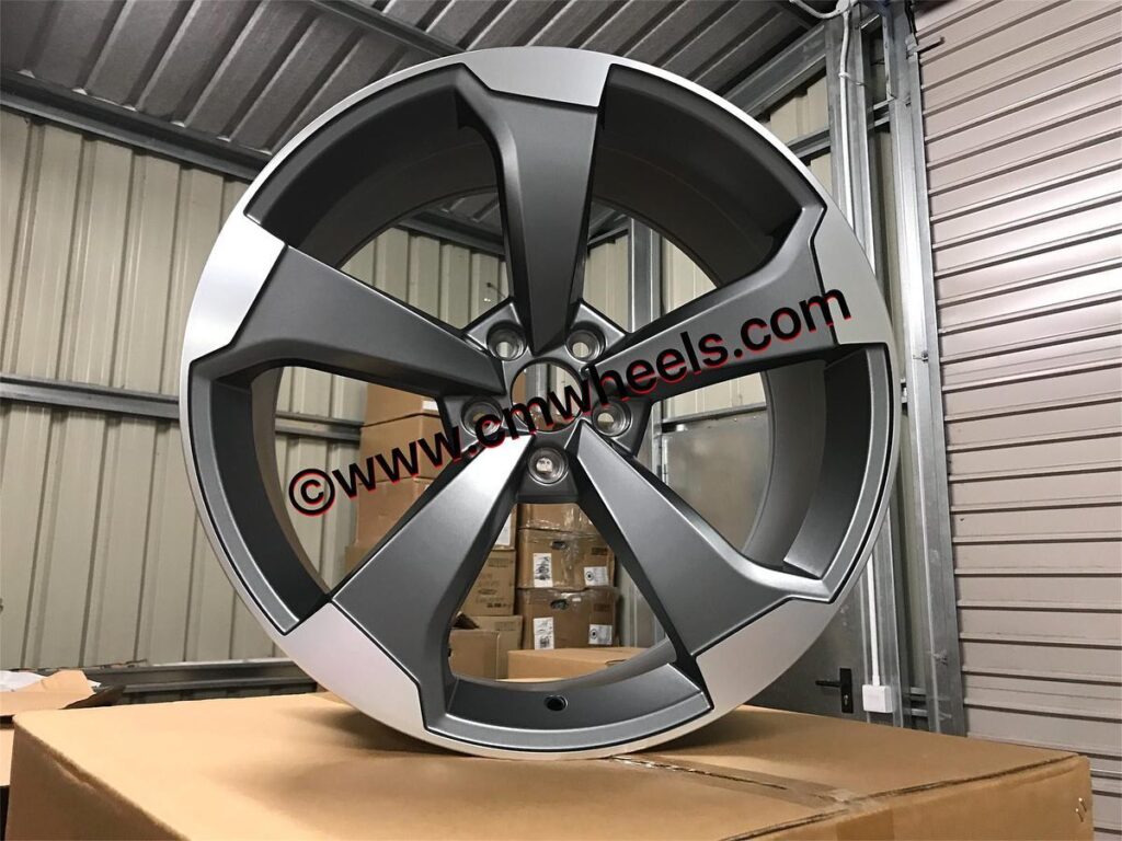 18″ 2020 TTRS RS3 Style Wheels – Gun Metal Machined – CMWheels