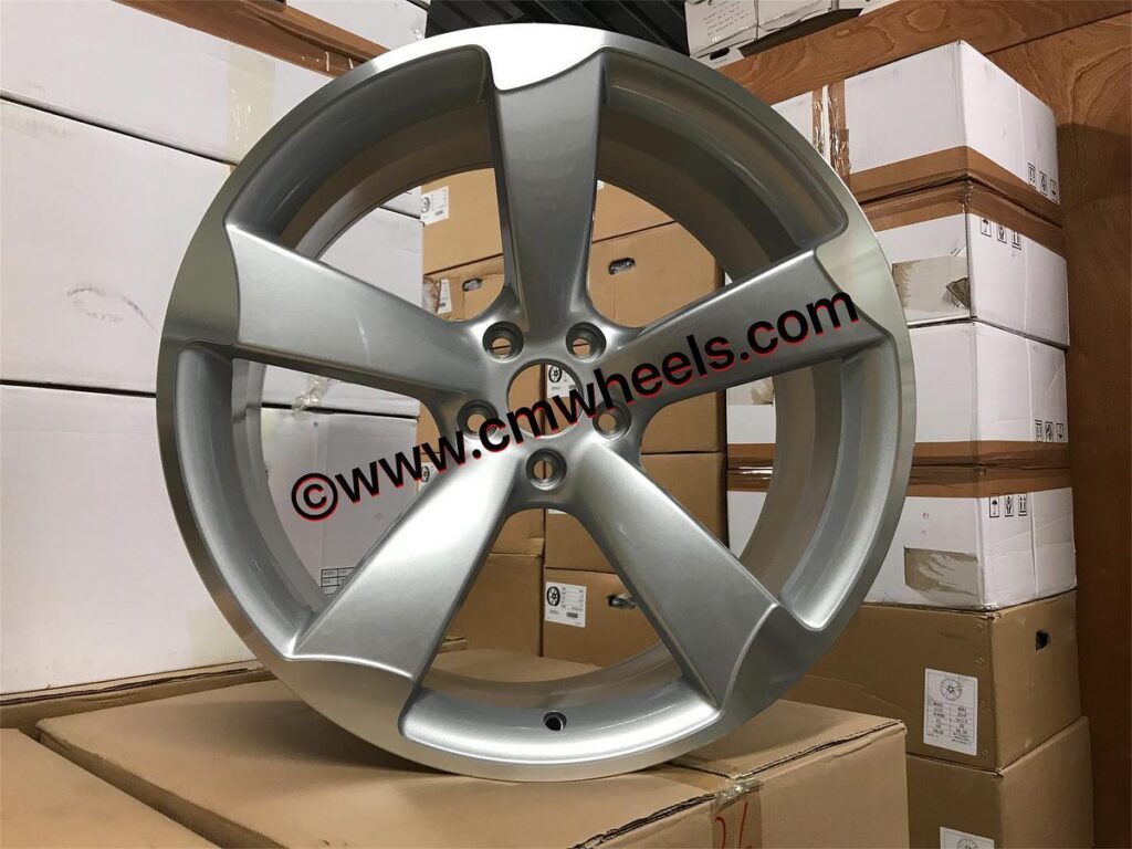 19″ TTRS Rotor Concave Style Wheels – Silver Machined – CMWheels